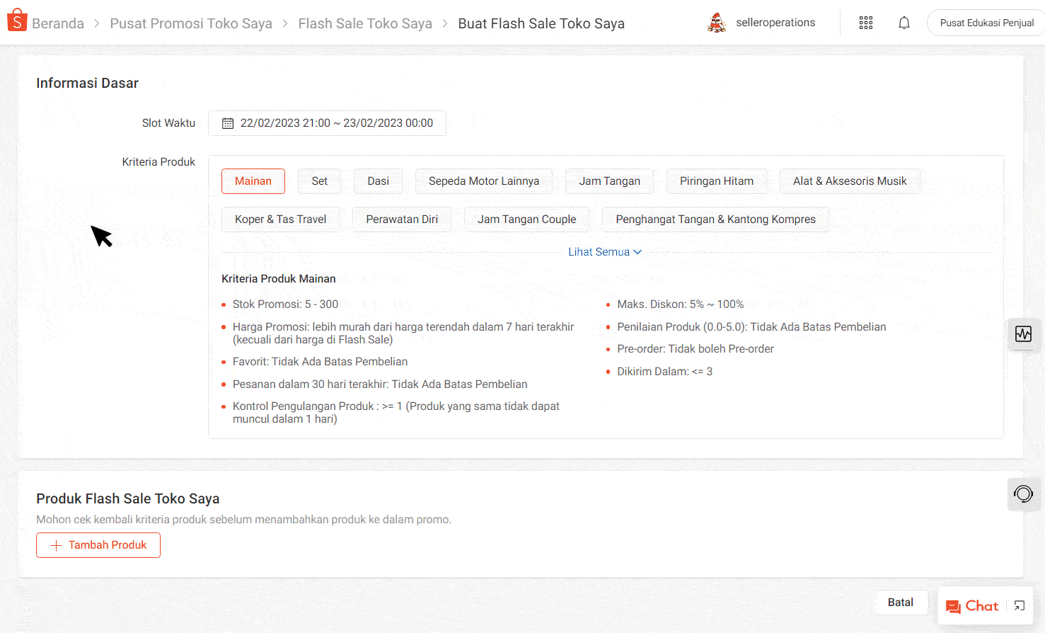 Tentang Flash Sale Toko Saya | Pusat Edukasi Penjual Shopee Indonesia